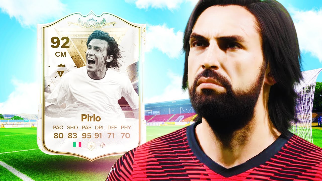 BEST BOX-TO-BOX?!😲 92 CENTURION ICON PIRLO PLAYER REVIEW - FC 24 ...