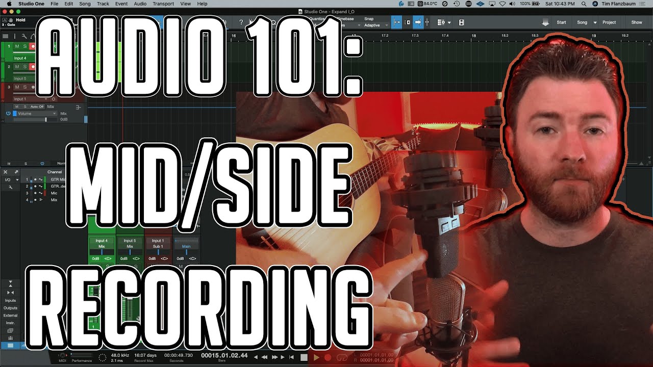 Audio 101: Mid/Side Recording Technique - YouTube