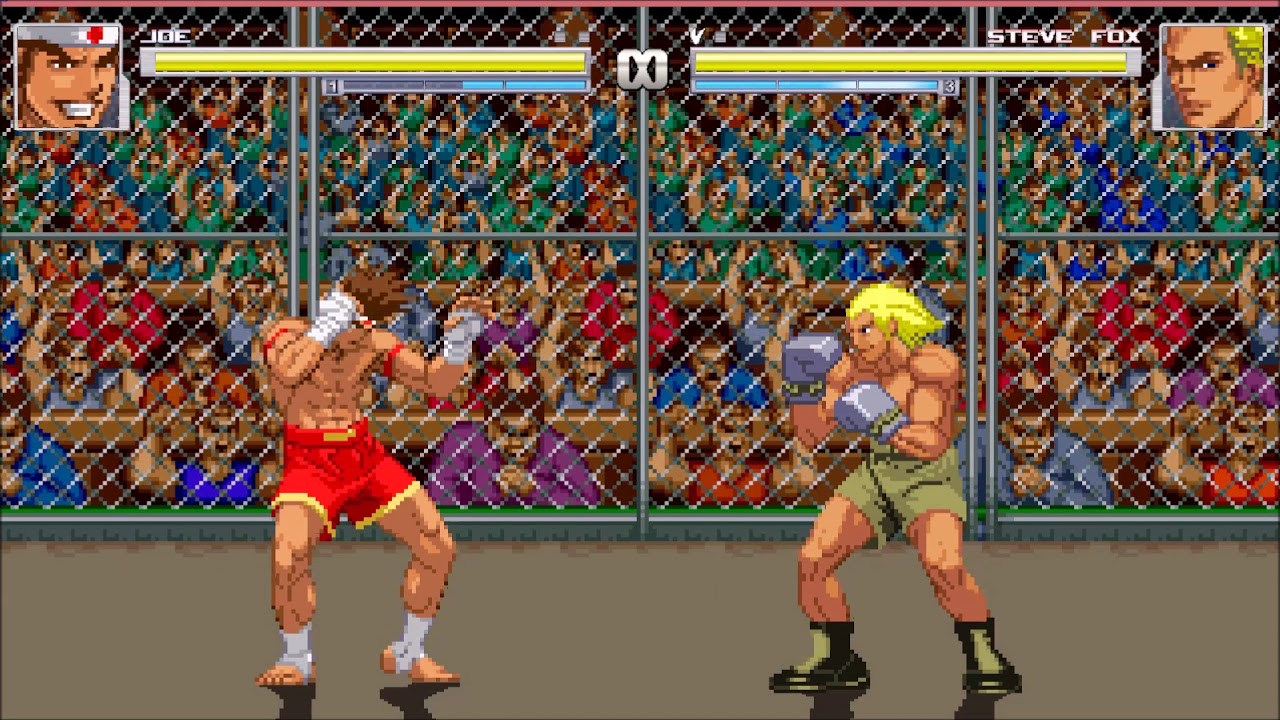 Joe Higashi Vs Steve Fox Mugen Fight - YouTube