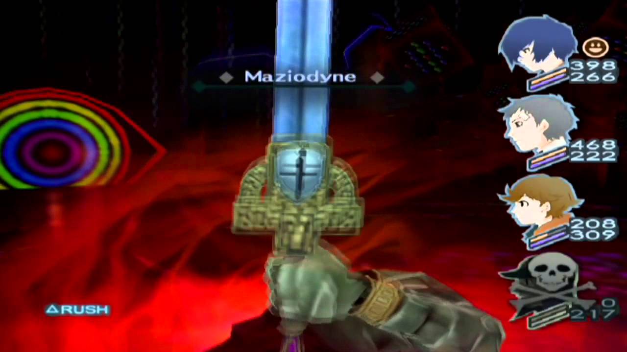 Persona 3 fes boss #24 Judgement sword x3 Hard Mode - YouTube