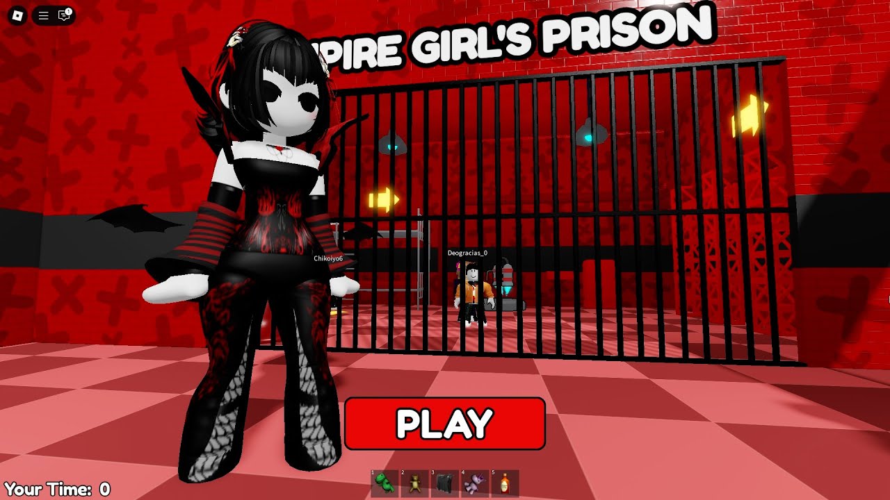 VAMPIRE GIRL'S PRISON RUN (Obby) New Update - Roblox Walkthrough FULL ...