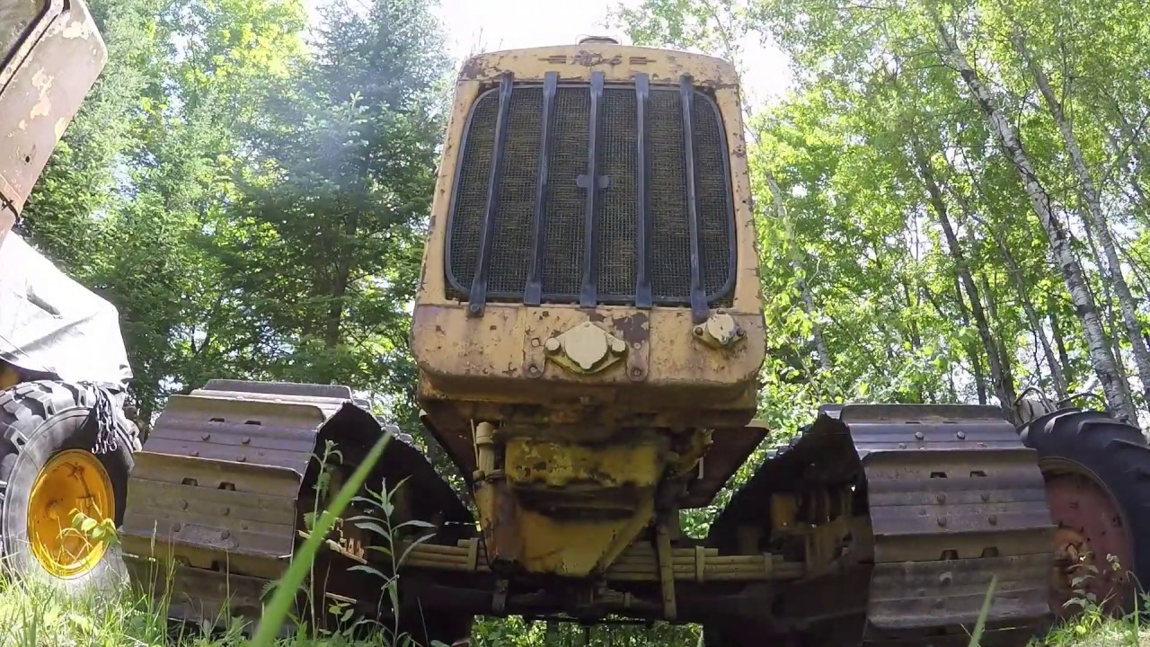 Caterpillar RD6 #2H3072 Pulls Down The Leaning Double Oak - But Not ...