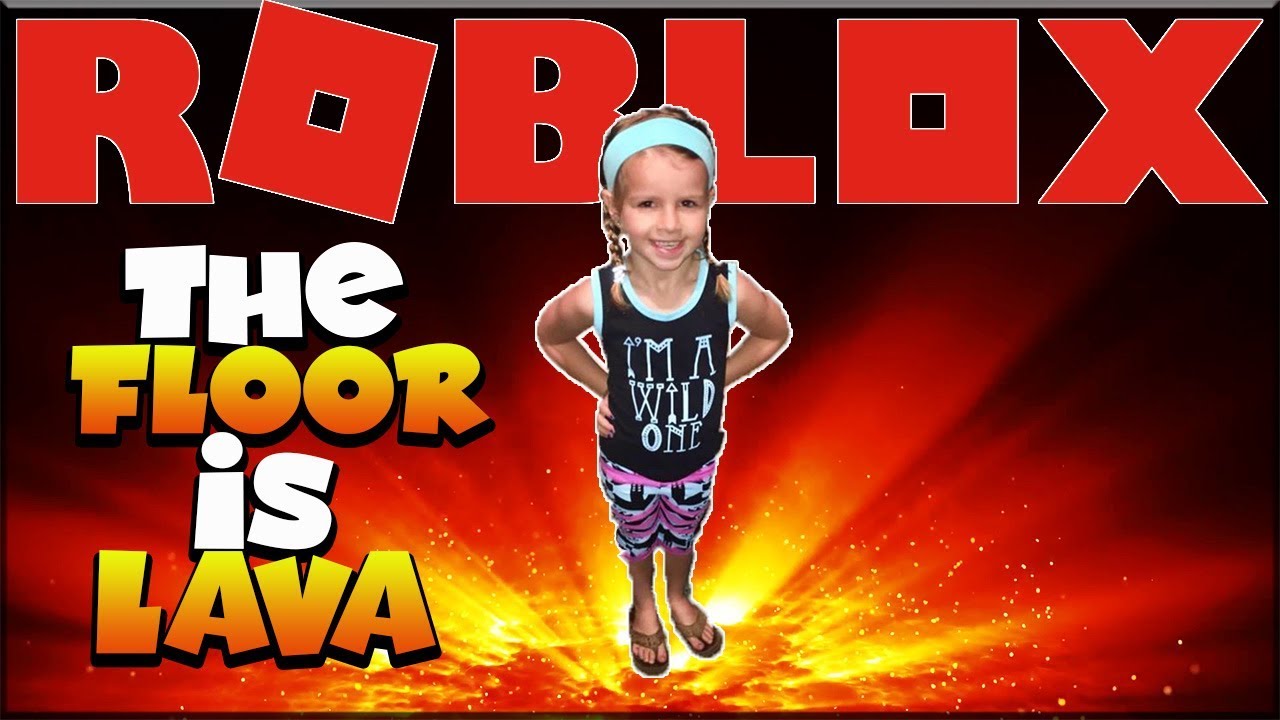 THE FLOOR IS LAVA OBBY | Addi's Early EASTER Edition - YouTube