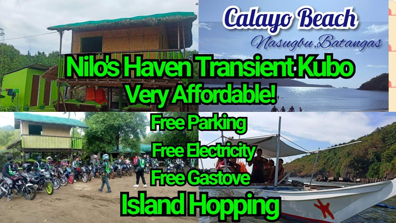 Affordable Transient Kubo in Calayo Nasugbu Batangas || Nilo's Haven ...