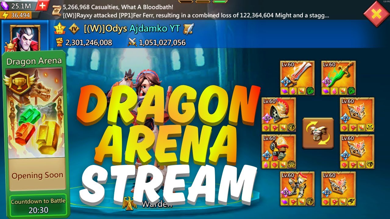 Lords Mobile - Dragon Arena. GuildFest and catgirls + Gear Check - YouTube