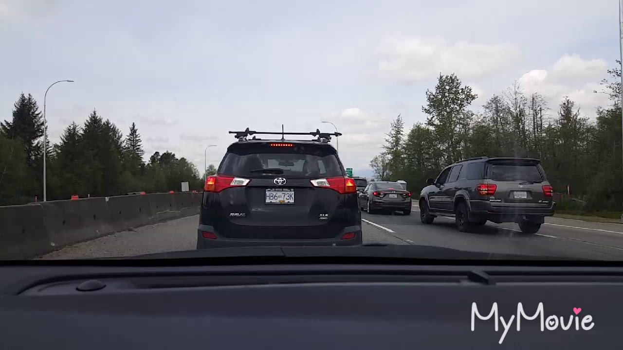 Traffic Congestion on Canadian Highway - YouTube