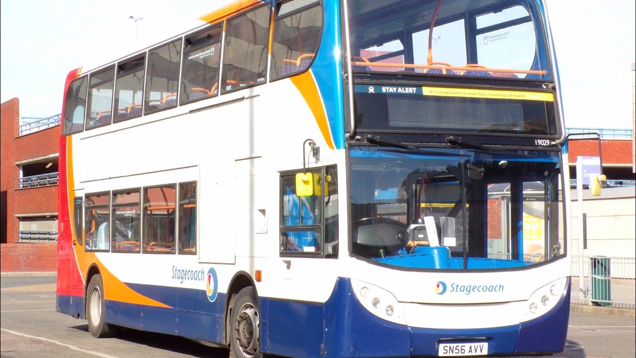 Now Withdrawn! Turbo Squeal, Stagecoach South East 19029 SN56 AVV On ...