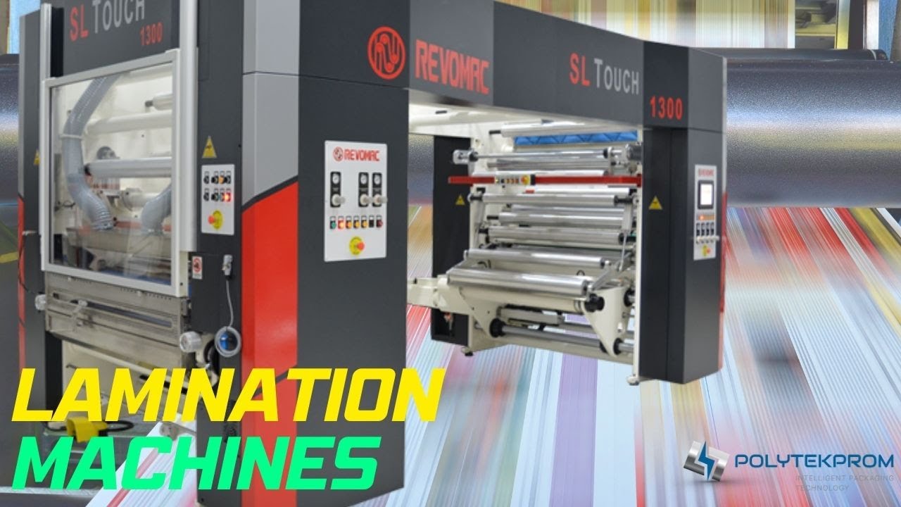 SL Touch - Solventless Lamination Machine - YouTube
