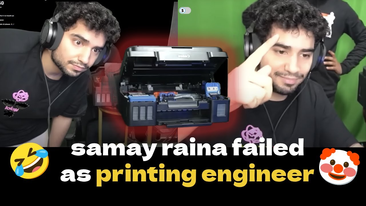 samay is a failed prinitng engineer! #samayraina #darkhumor #samaylive ...