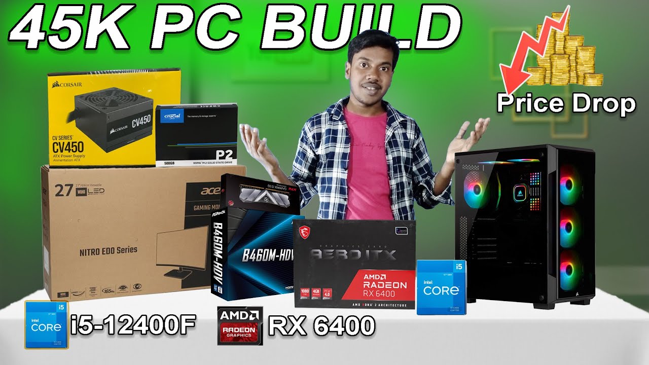 gate ready to budget gamers! with 45000 gaming Computer - YouTube