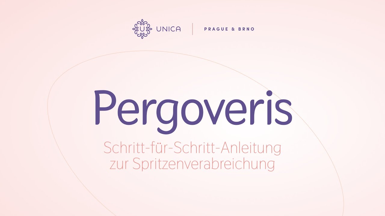 Pergoveris - wie man richtig anwendet - YouTube