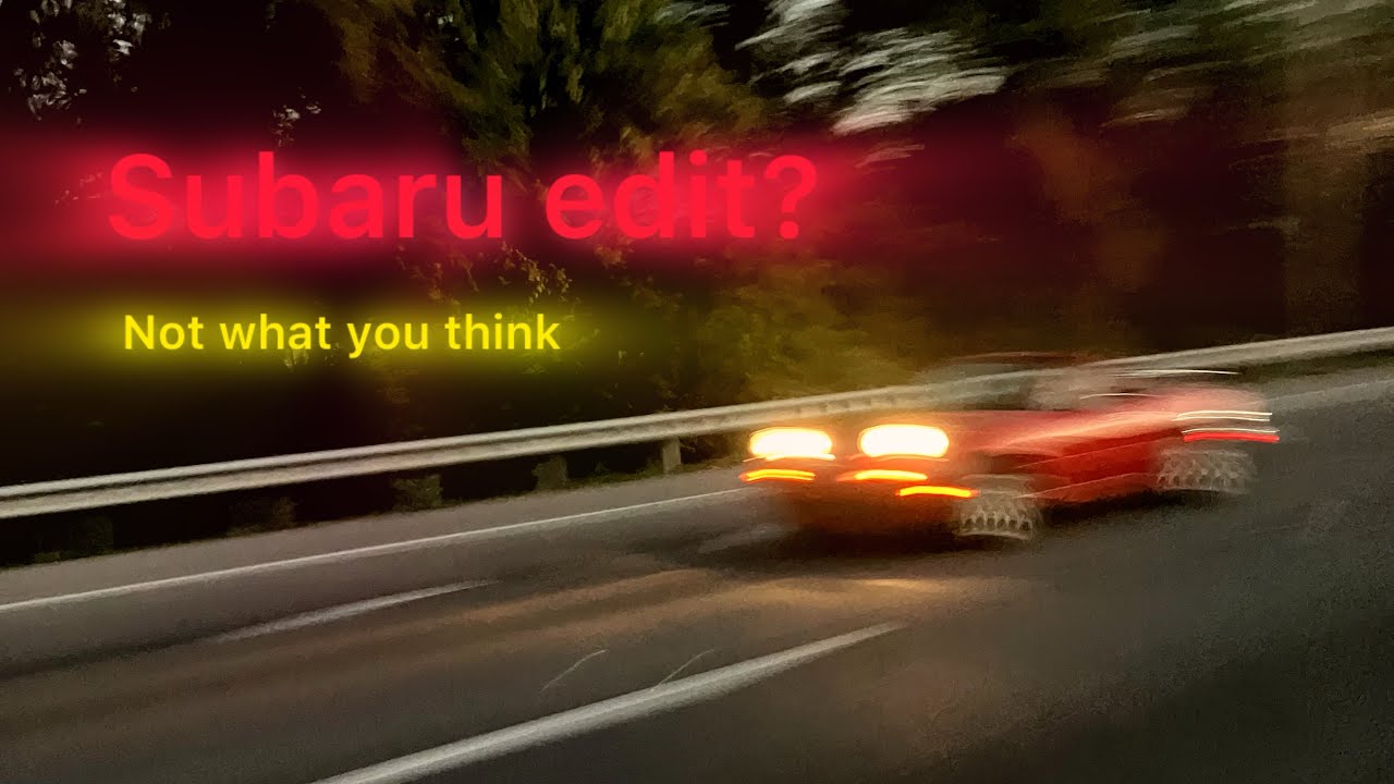 Subaru edit (crosstrek?) - YouTube