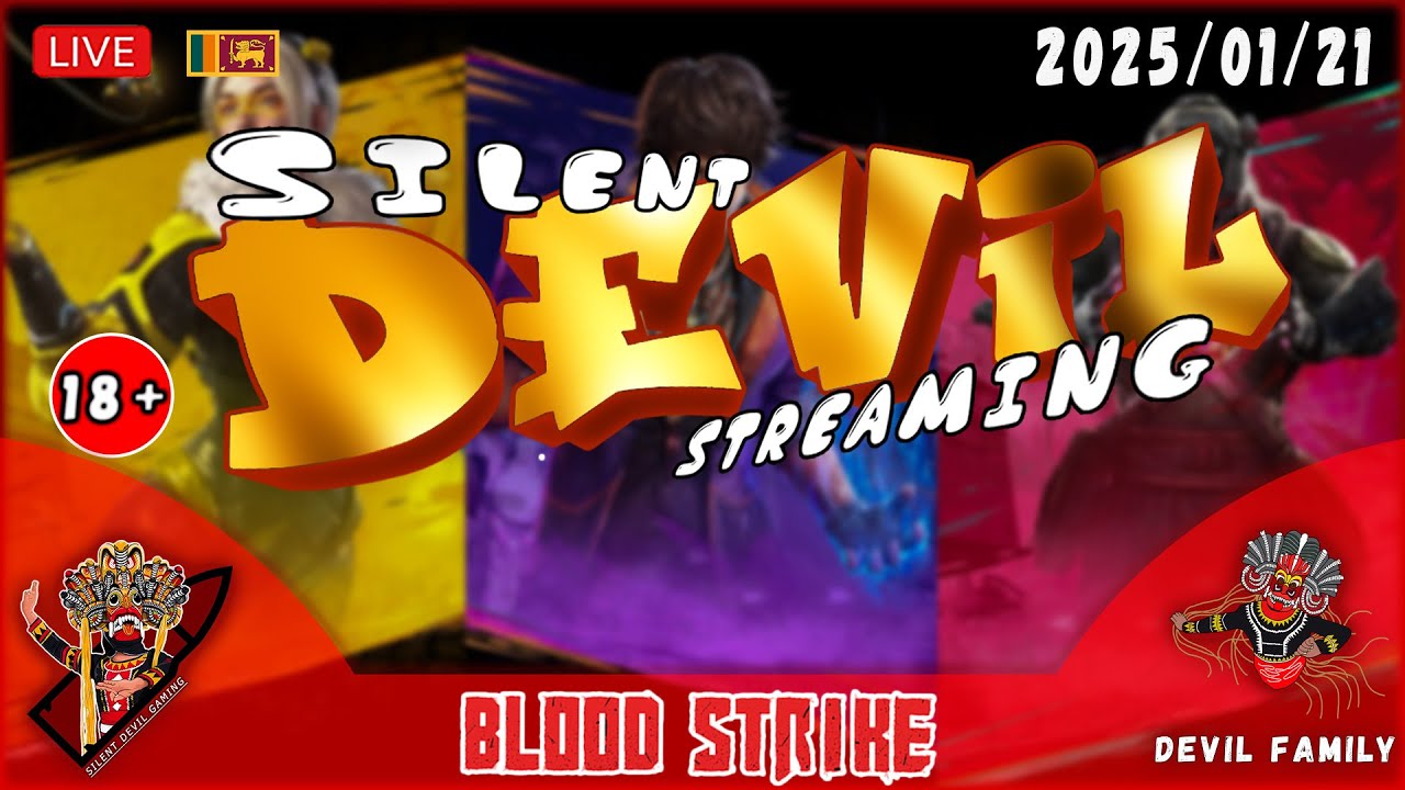 🇱🇰 🔴 Tournament එකක් කරමුත | BLOOD STRIKE gameplay \ silent devil ( 18 ...