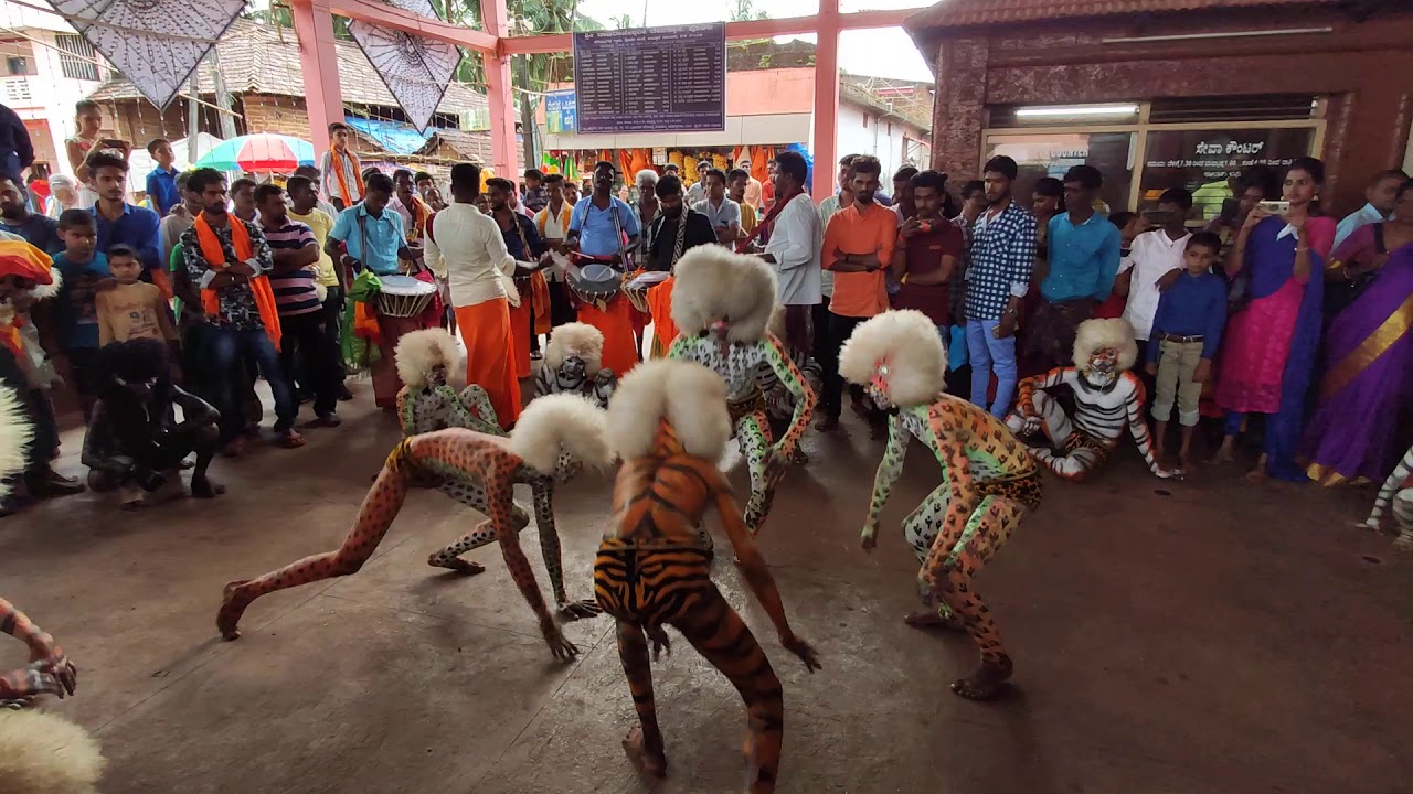 Tiger dance (Huli Vesha) Part 2 - YouTube