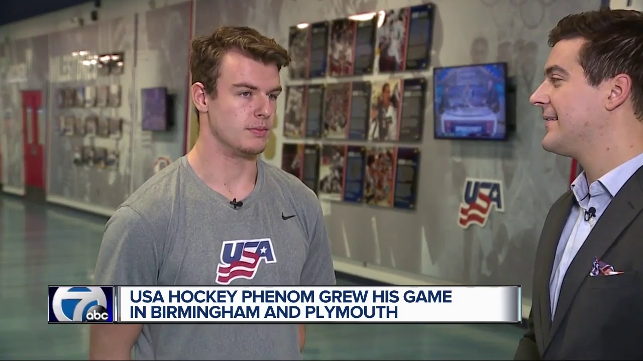 USA Hockey's Bode Wilde a big defensive prospect in NHL Draft - YouTube