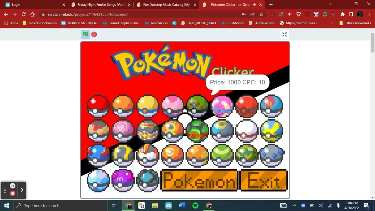 Pokemon clicker part 1 - YouTube