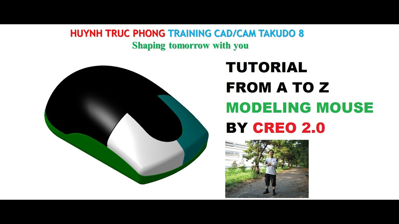 MODELING MOUSE FROM A TO Z BY CREO 2.0 - YouTube