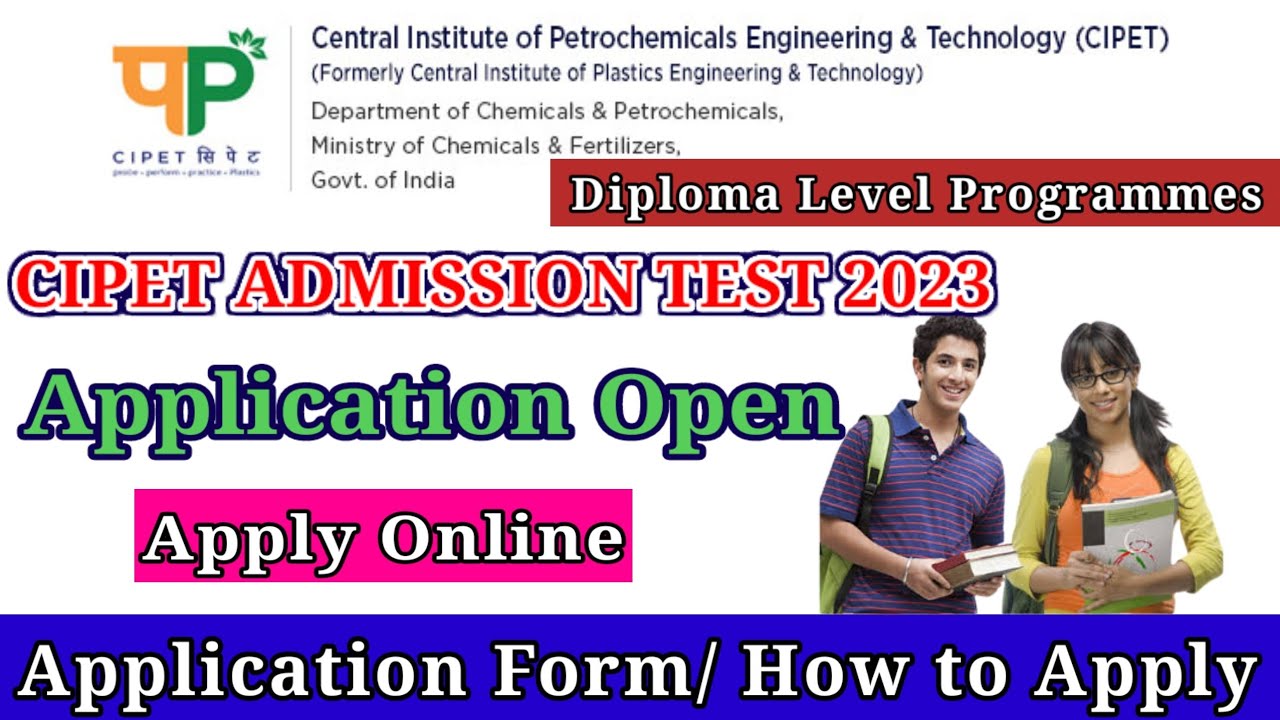 CIPET Admission Test 2023 Application Open #anbarivu #cipet #guindy # ...