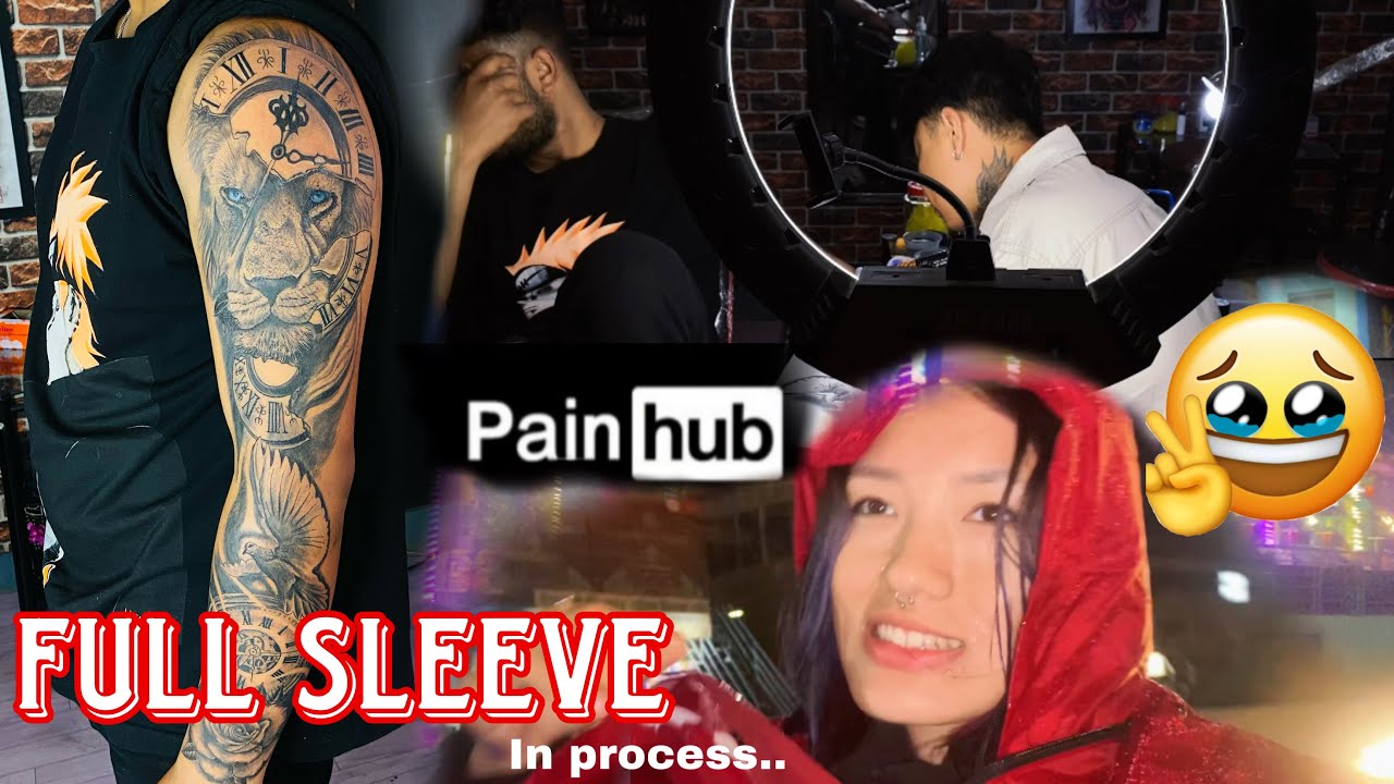 Pain Hub🥹 ||FULL SLEEVE in process…. - YouTube