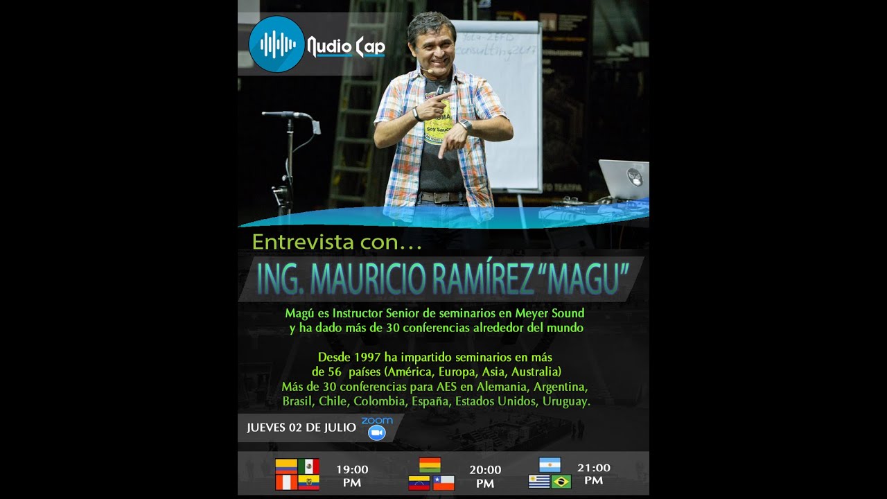ENTREVISTA A MAURICIO RAMIREZ (MAGU)-MEYER SOUND - YouTube