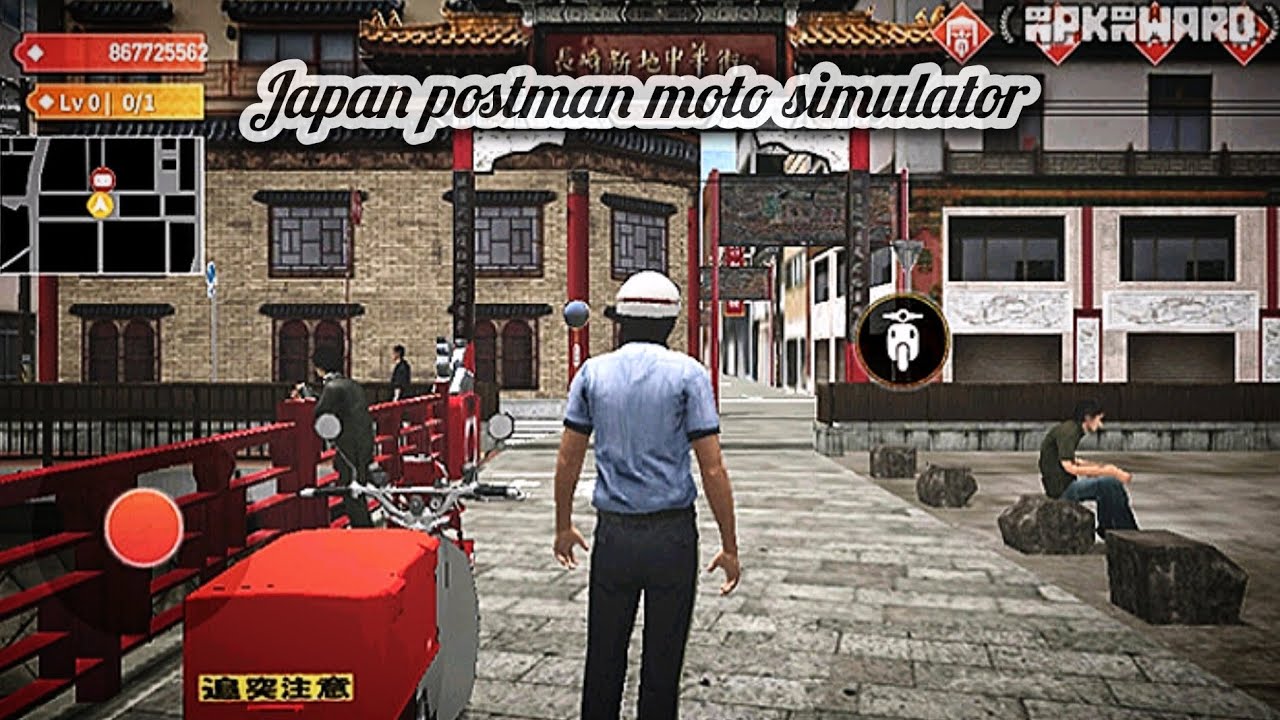 I BECOME A POSTMAN / JAPAN POSTMAN MOTO SIMULATOR / GAMEPLAY VIDEO - YouTube