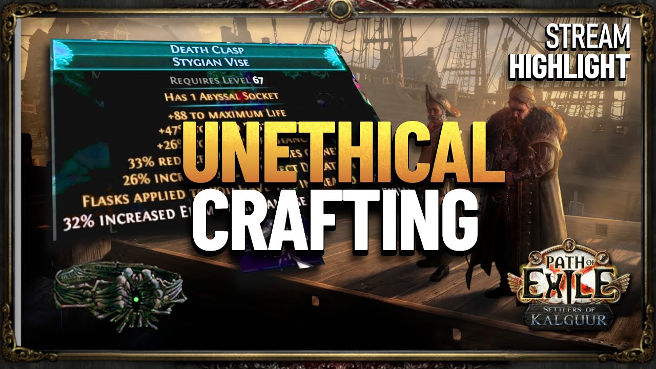 PoE 3.25 Crafting a Godly Belt & Maven Mayhem | Stream Highlight - YouTube