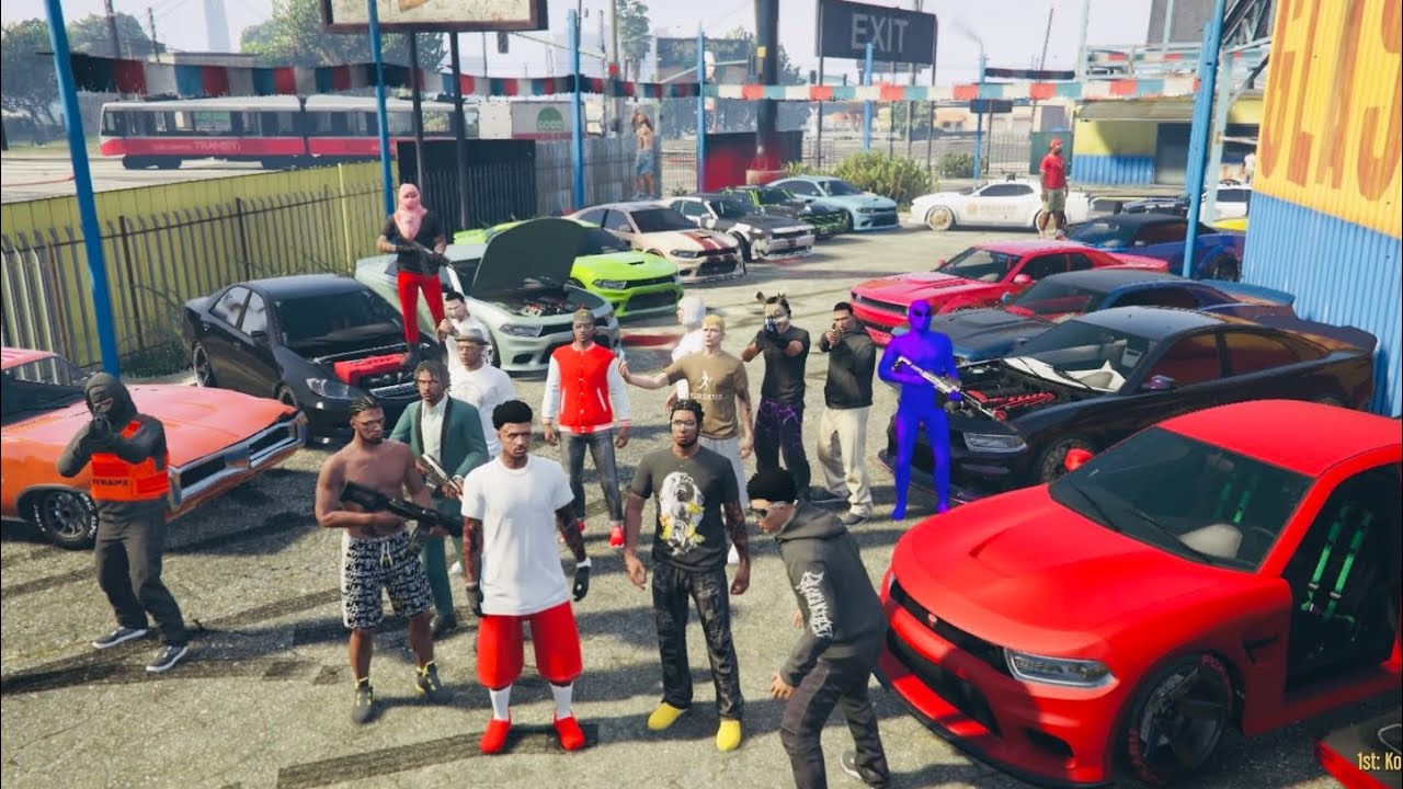 GTA 5 CLEAN CAR MEET LIVE PS5 - YouTube