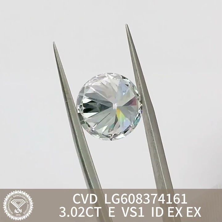 3.02CT E VS1 3 carat cvd diamond price for Resellers and Jewelry Designers丨Messigems LG608374161 ...