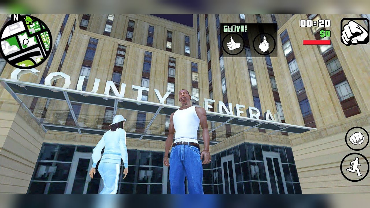 CJ Drives a Police Car in GTA San Andreas! 🚔 Epic Cop Chase Adventure ...