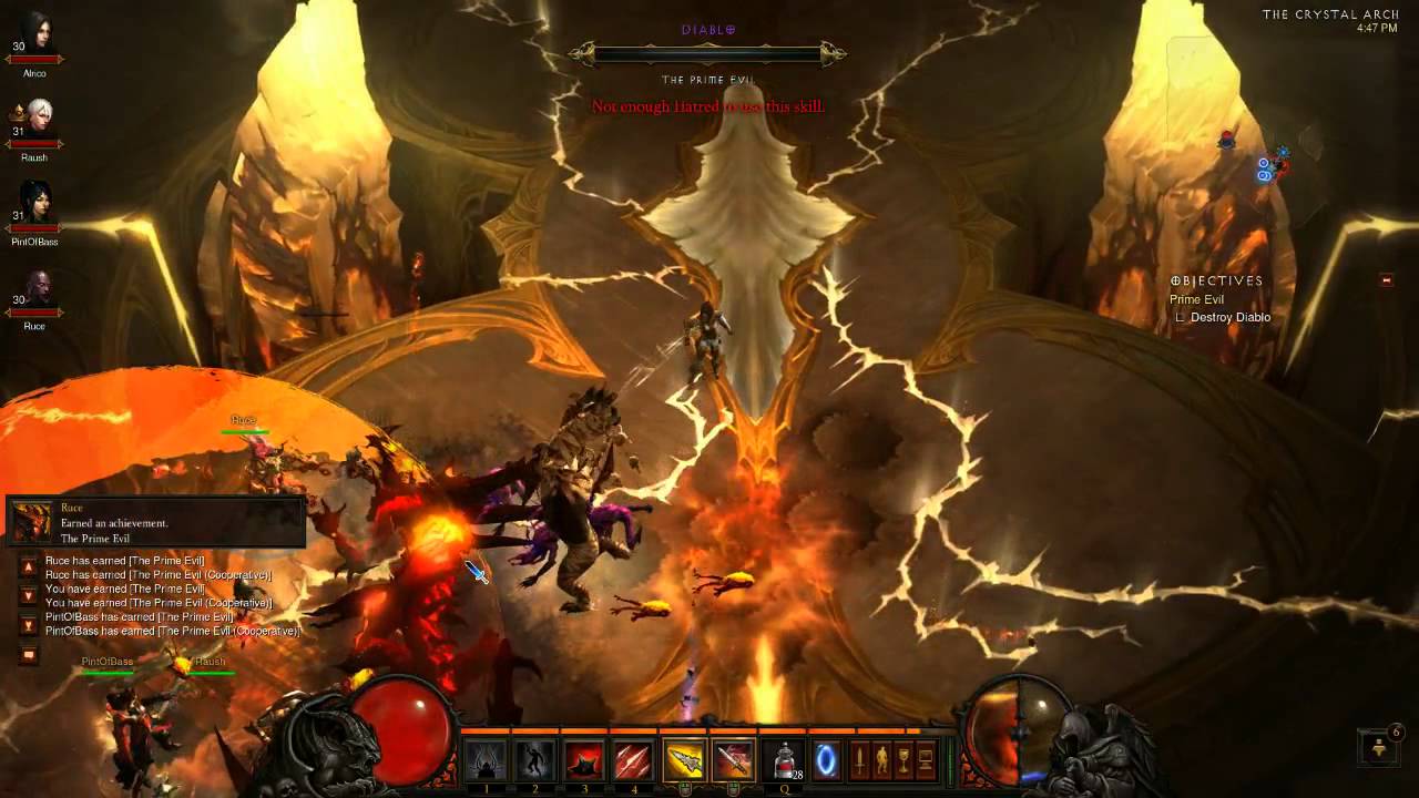 Diablo 3 III Act 4 8/8 - Midnight Release Beat the Game Final Boss ...