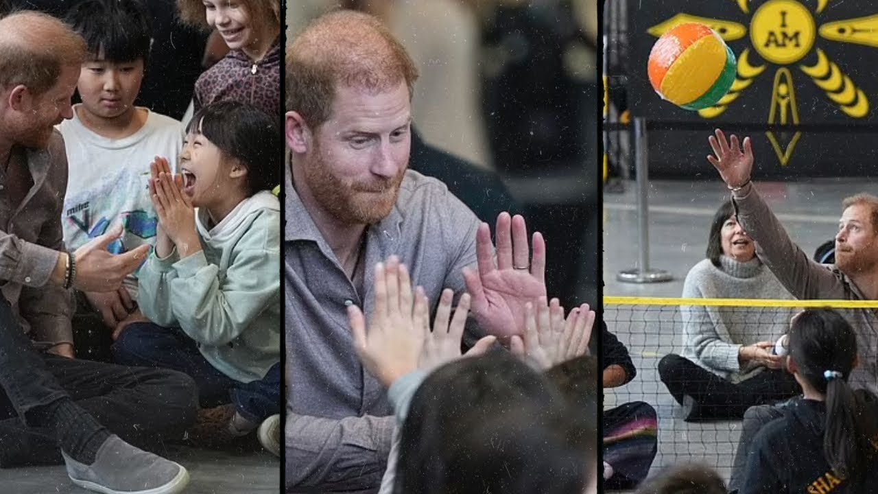 Prince Harry Shines Playing Sitting Volleyball with Kids at Vancouver ...