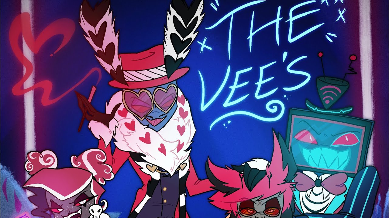 If Alastor Joined The Vee's || HAZBIN HOTEL SPEEDPAINT - YouTube