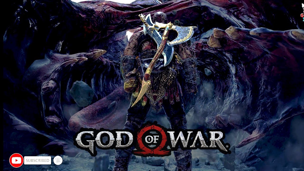 God of War 4 pc gameplay | How to Beat Hræzlyr ( Dragon) | New game ...