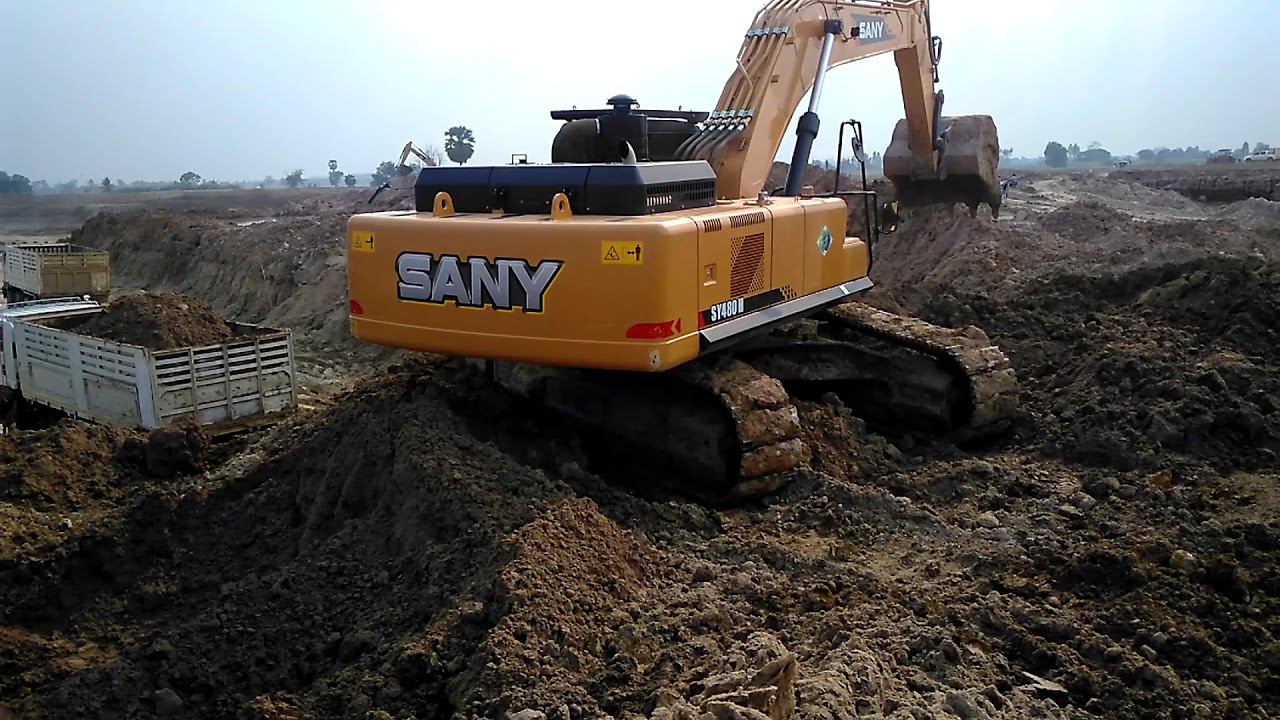 SANY SY 480H - YouTube