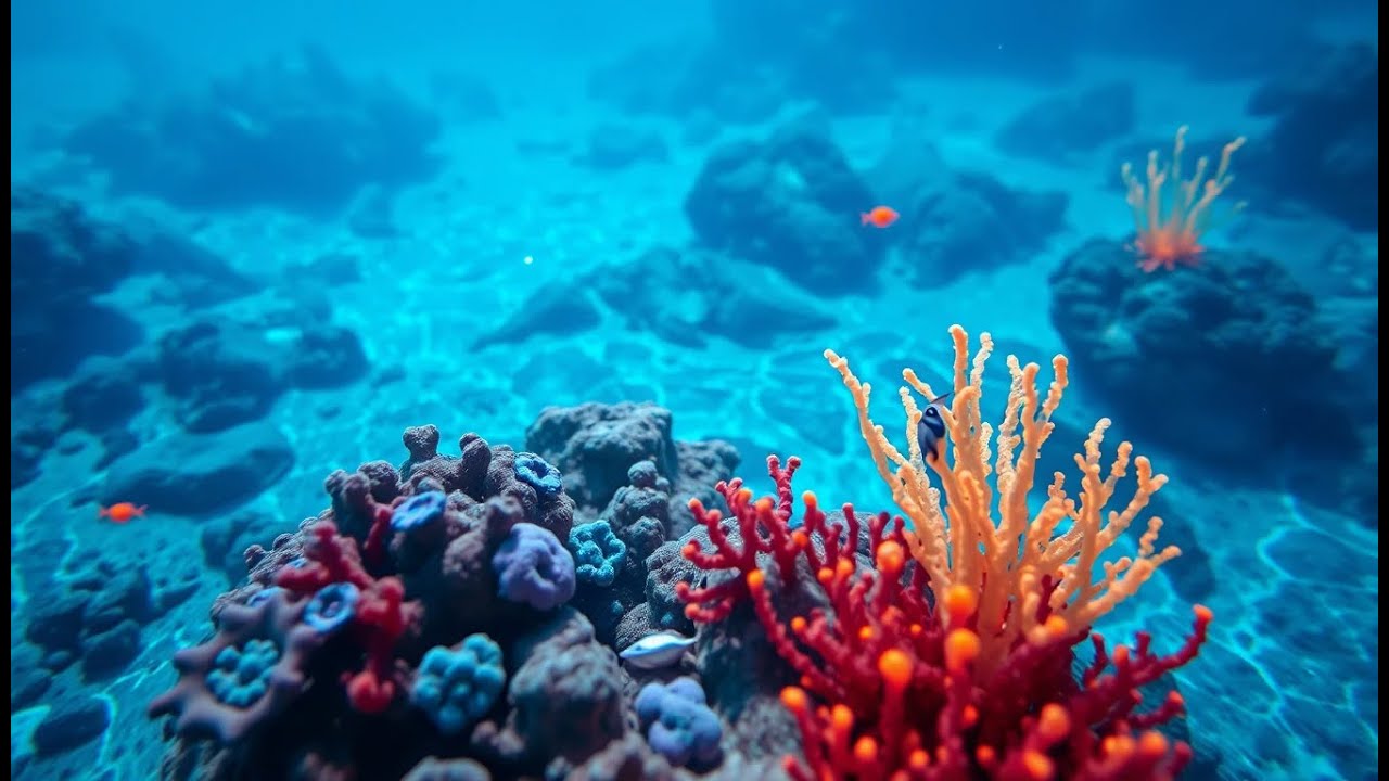 Healing Deep Sea Ambience with Relaxing Piano Melodies - YouTube