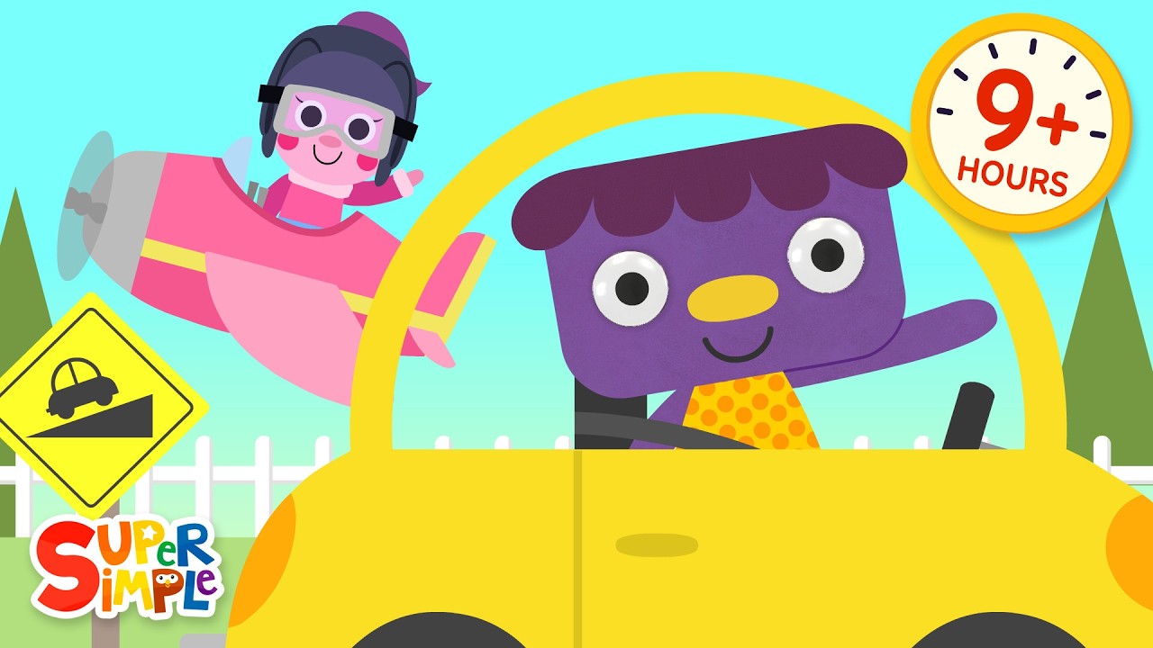 All-Day Vehicles Songs for Kids 🚗 | Toddlers on the Go Songs ...