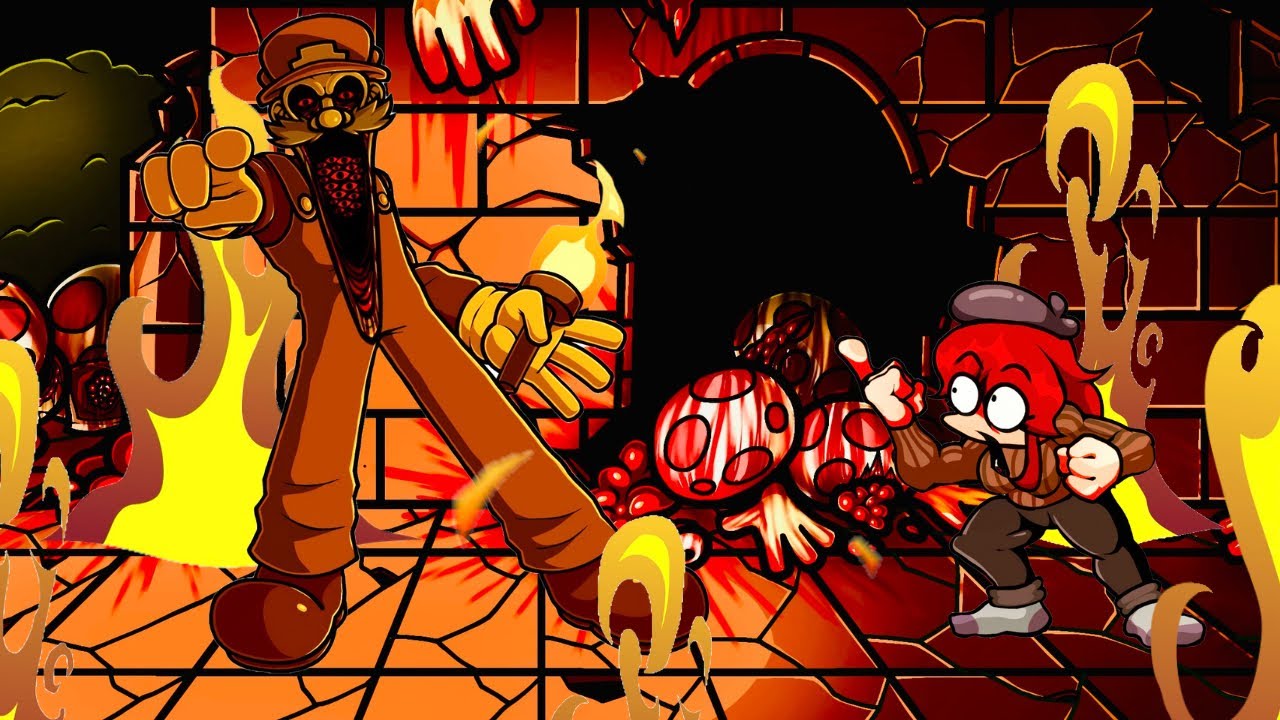 Pyromania(FC) | Mario FNF Port V2 (Canned build) - YouTube