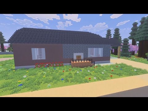 Beautiful Cobblestone / Terracotta Small House | Minecraft World Part ...