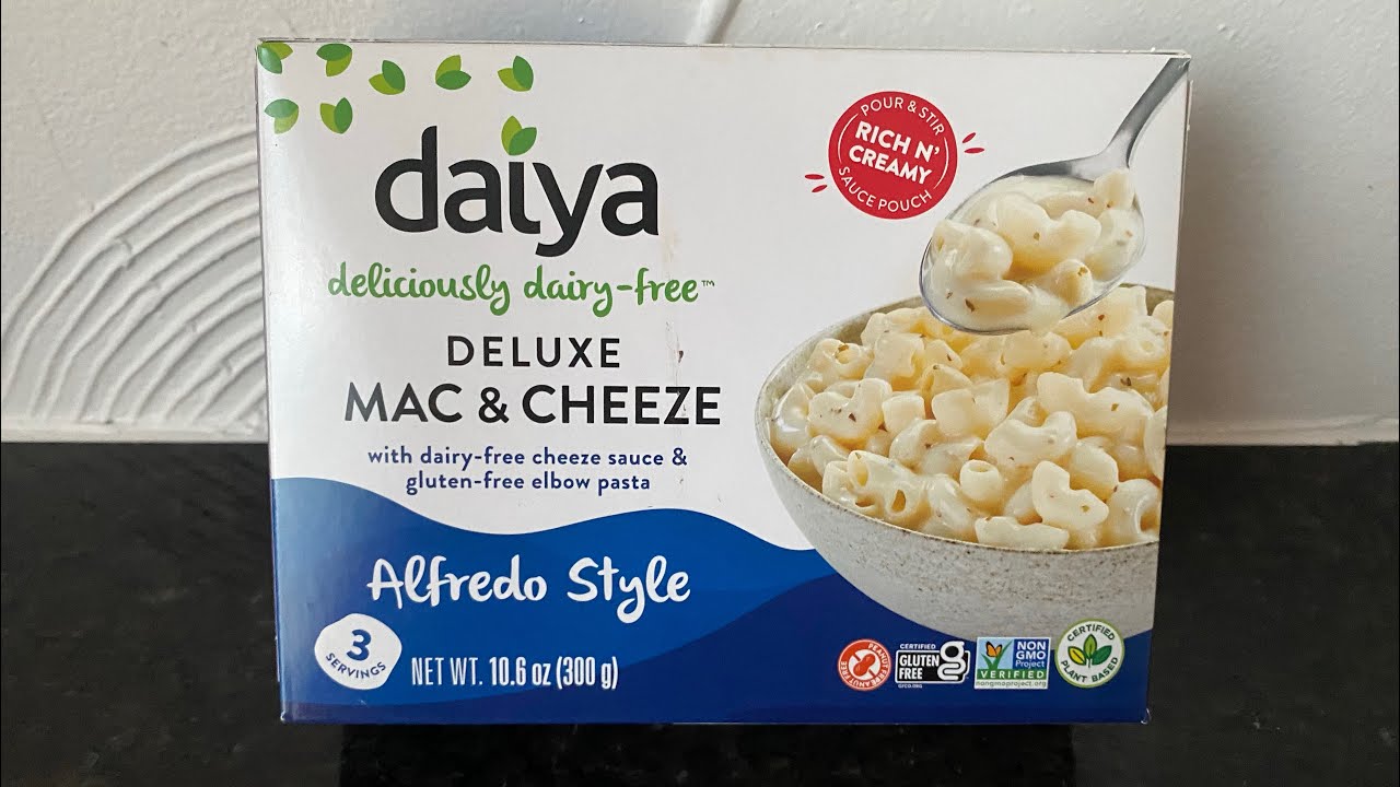 Daiya Deluxe Mac n Cheeze Alfredo style #veganfoodtastetest #daiya # ...
