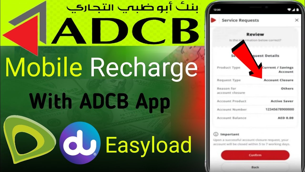 How to recharge mobile from adcb app 2025 | How to recharge mobile ...