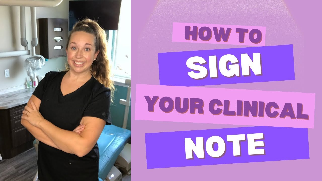 How to Sign your clinical note in Dentrix #dentrix #dentalsoftware #rdh ...