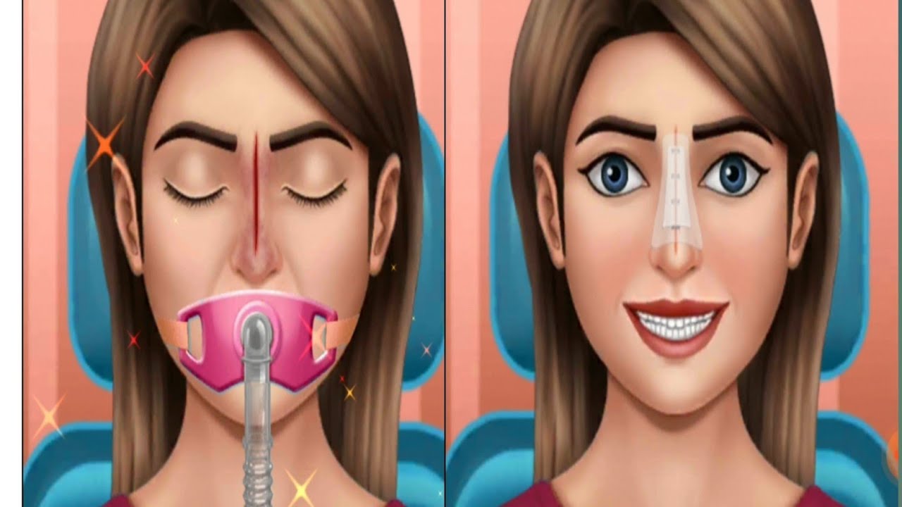 ASMR nose treatment | nose transformation Animation || - YouTube
