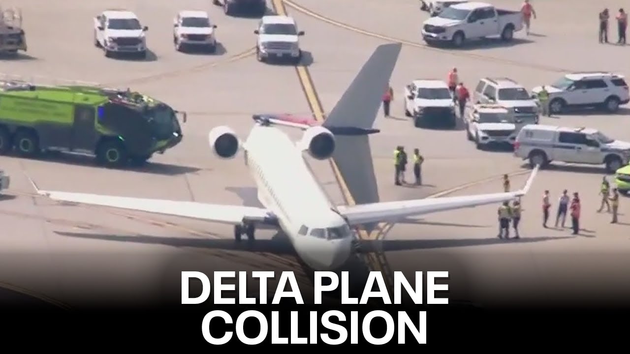 Delta planes collide on taxiways at Hartsfield-Jackson Atlanta Airport ...
