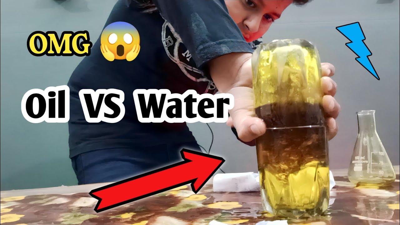 Oil VS Water Experiment - YouTube
