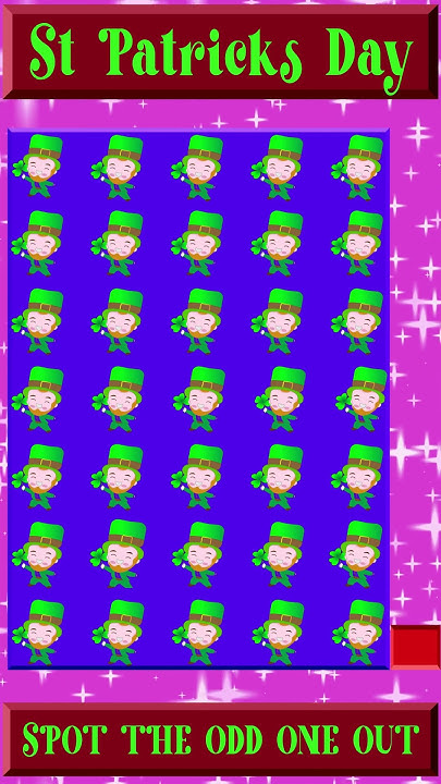 Odd One Out - St Patricks Day Puzzle - YouTube