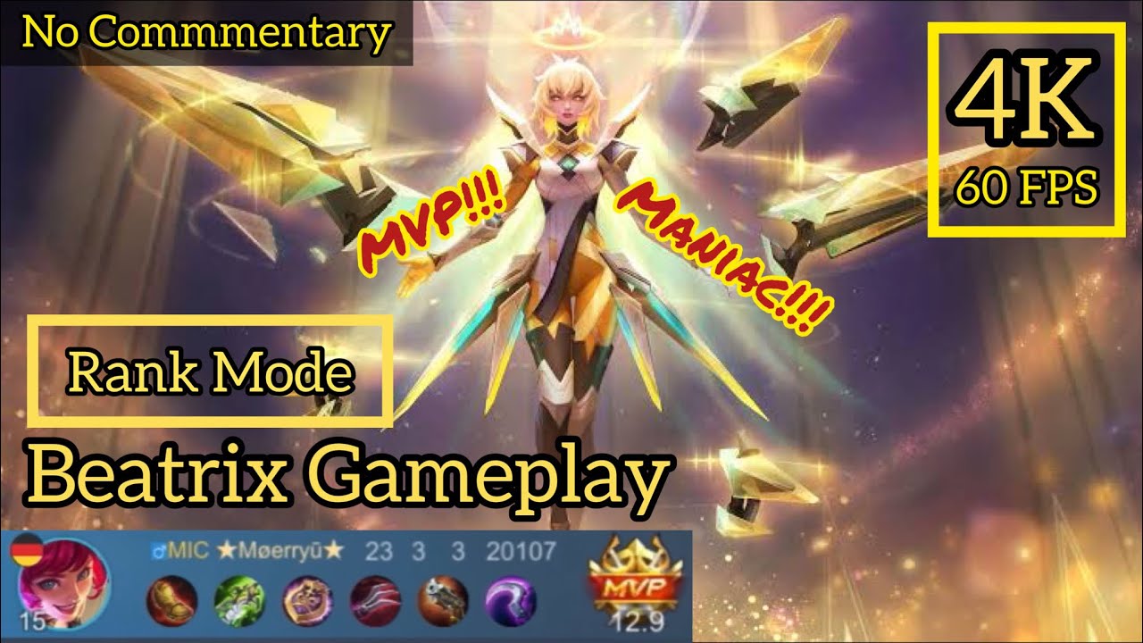 Mobile Legends : Beatrix ( Rank Mode ) - YouTube
