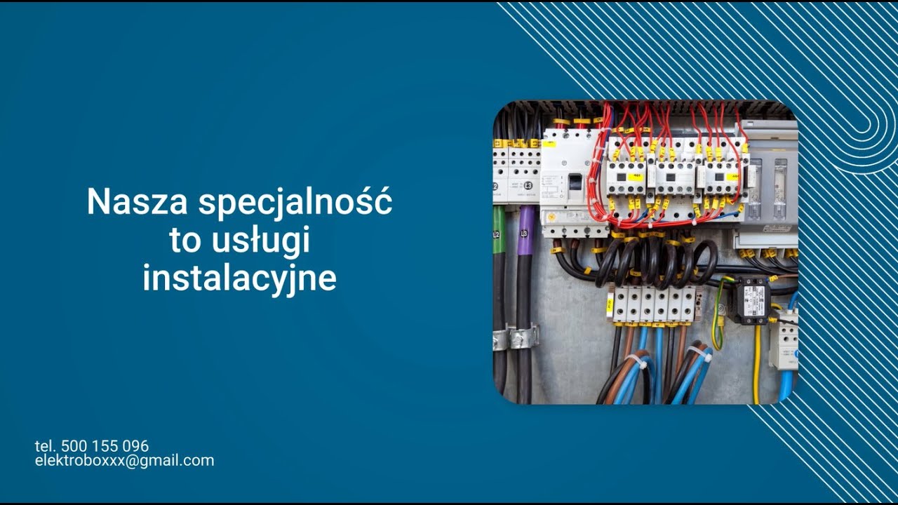 Usługi instalacyjne Łempice Elektro - Box Waldemar Krasowski - YouTube