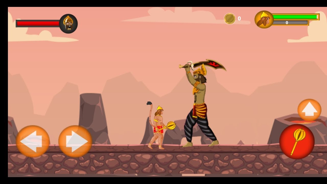 Hanuman Adventure game - Hanuman Lanka adventure - - Hanuman games ...