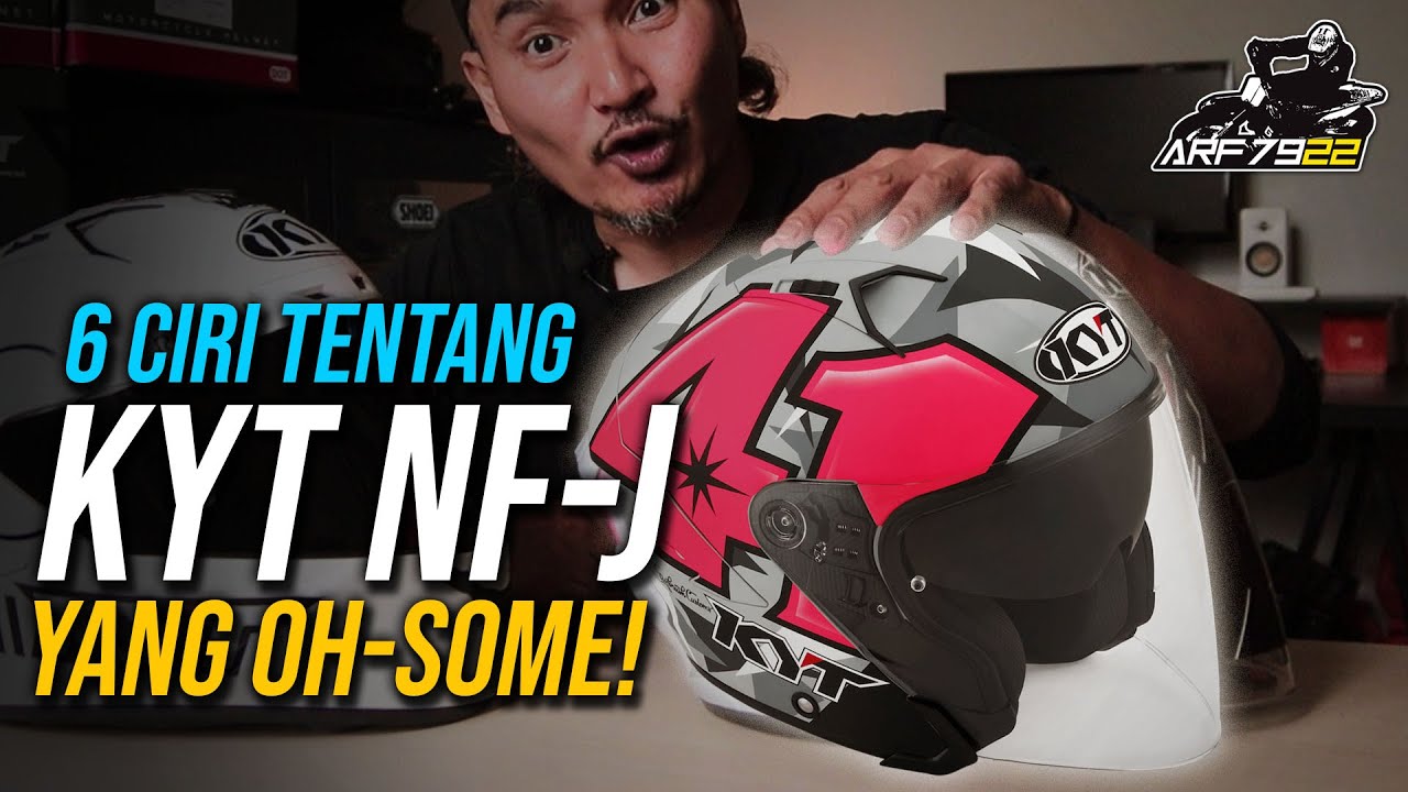 Helmet KYT NF-J I Helmet Review #kythelmet #kythelmetforsale - YouTube