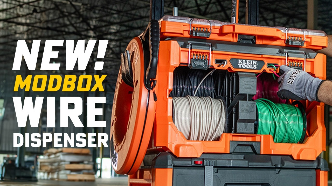 Effortless Wire Management: Klein's MODbox Wire Spool Dispenser ...